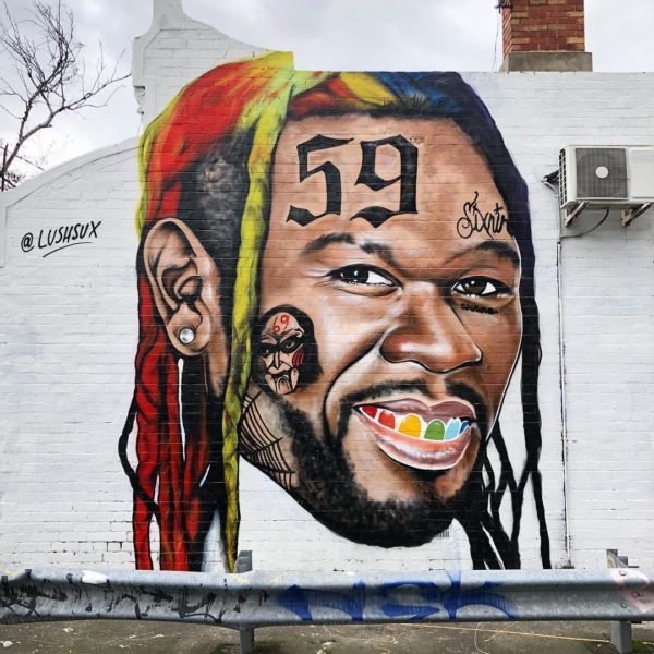 50 Cent is being hilariously targeted by Artist Lushsux | CreativeFolk