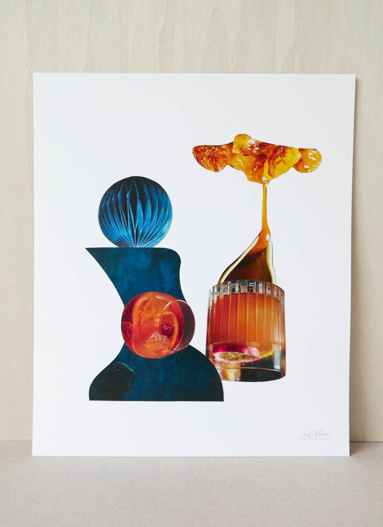 'Enchanted' - Original Fine Art Contemporary Collage | CreativeFolk